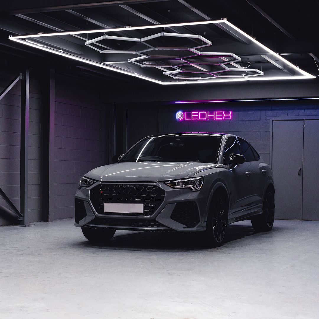 LedHex Hexagon Ultrabright 6500k LED Hex Lights - 8 Hex Grid System Wi ...